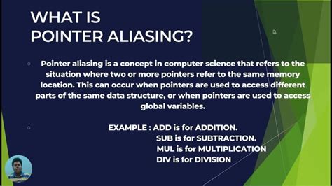 Pointer Aliasing Embedded System Youtube