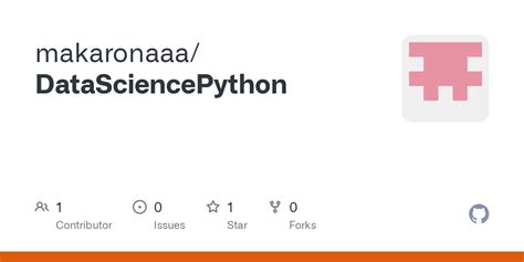GitHub Makaronaaa DataSciencePython