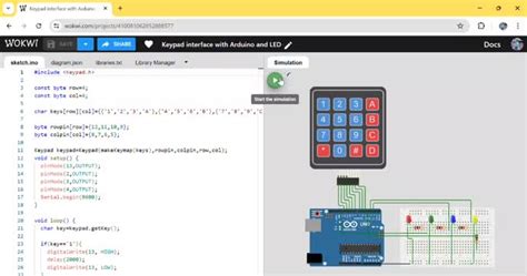 Sathishkumar J K On Linkedin Include Arduino Wokwi Keypad Embeddedsystems Iot Ledcontrol
