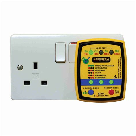 Martindale Socket Earth Loop And Rcd Tester Lubrication Uk