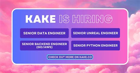Kake On Linkedin Hiring Kakeparty Latam Eu Apac Remote