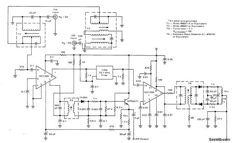 am fm with agc amplifier circuit circuit diagram