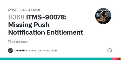 Itms 90078 Missing Push Notification Entitlement · Issue 368 · Owasp