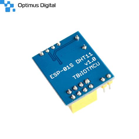 DHT11 Temperature And Humidity Sensor Board For ESP 01 And ESP 01S ESP8266 Modules Optimus Digital