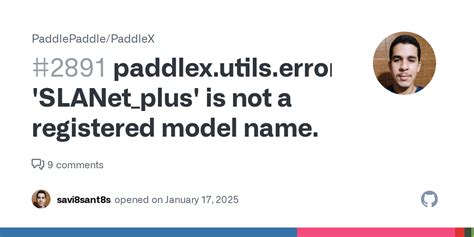 Paddlexutilserrorsothersunsupportedparamerror Slanetplus Is Not