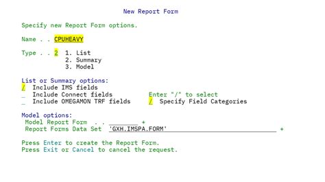 Report IMS Transaction Performance Using Forms In IBM IMS Performance Analyzer For Z OS IBM Z