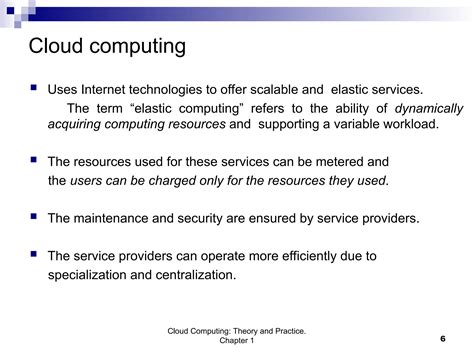 Chapter1intoductioncloudcomputingppt