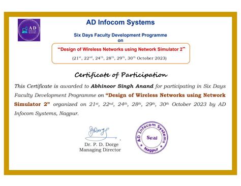 Abhinoor Singh Anand On Linkedin Ns2workshop Wirelessnetworks