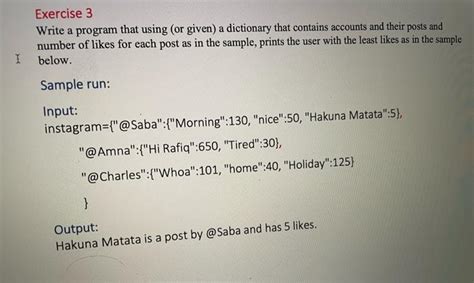 Solved Exercise Write A Python Program To Read A Text Chegg
