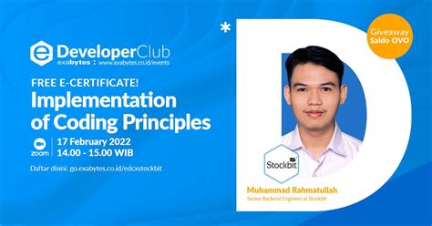 Edc Implementation Of Coding Principles Exabytes Events