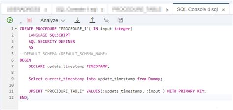 Sap Datasphere How To Integrate Open Sql Procedu Sap Community