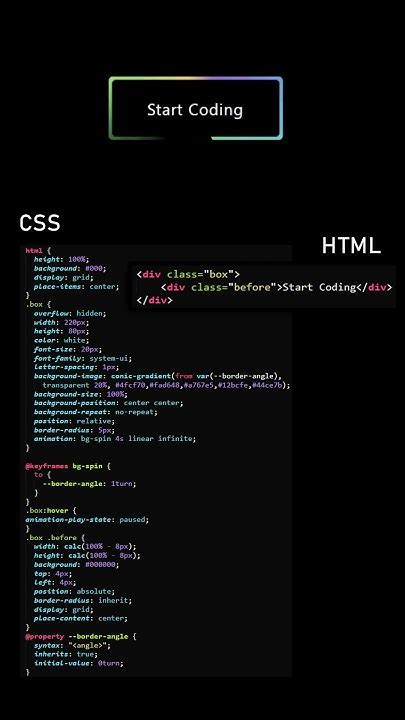 Animated Button Border Animation Using Html Css Button Animation Bordeanimation Youtube
