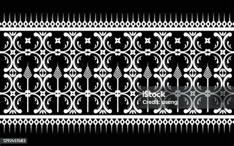 민족 기하학적 인쇄 패턴 은 흑백으로 배경 질감을 반복 아즈텍 디자인 직물 천 디자인 벽지 포장 0명에 대한 스톡 벡터 아트 및 기타 이미지 Istock