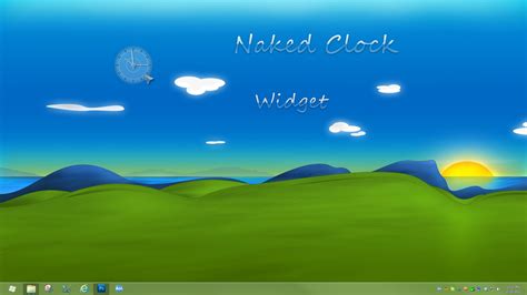 DesktopX Widgets Naked Clock Widget FREE DOWNLOAD WinCustomize Com