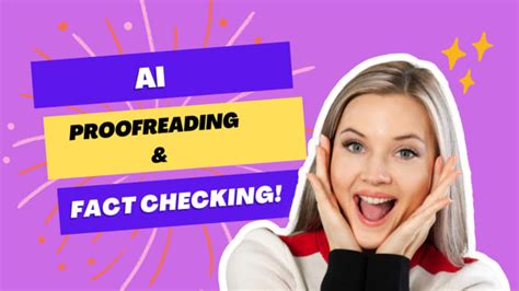 Proofread Edit And Fact Check Your Ai Generated Content By Creative Fiverr