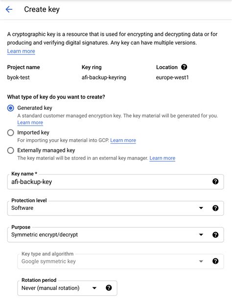 Byok With Gcp Documentation Center