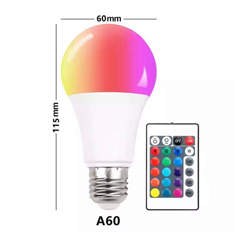 Lampu Rgbw W W Led Bulb E Rgb Warna Warni Bohlam Full Color Warna Smarthome Watt
