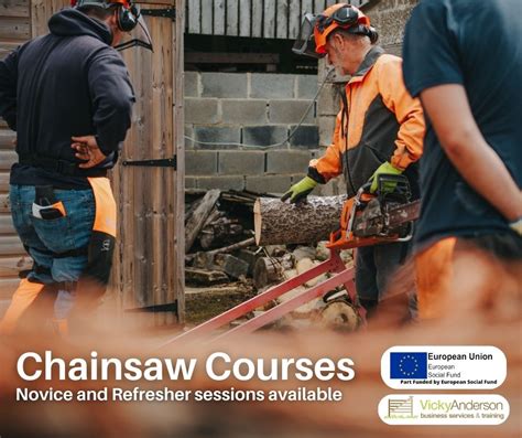 Chainsaw Training Week Vicky Anderson Training