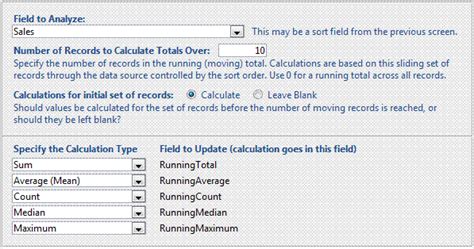 Calculating Running Totals And Moving Averages In Microsoft Access With