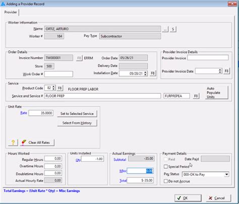 Rfms How To Process Installer Chargebacks Labor Mill Creek