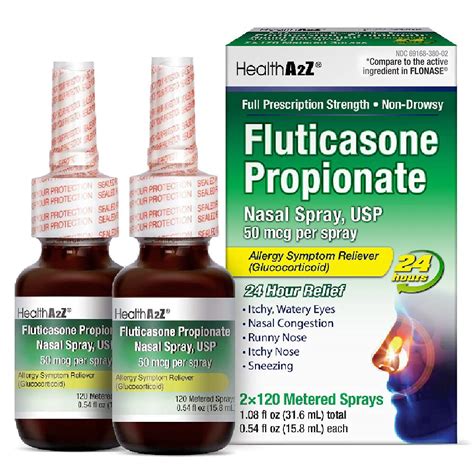 Healtha2z Fluticasone Propionate Nasal Sprays Allery