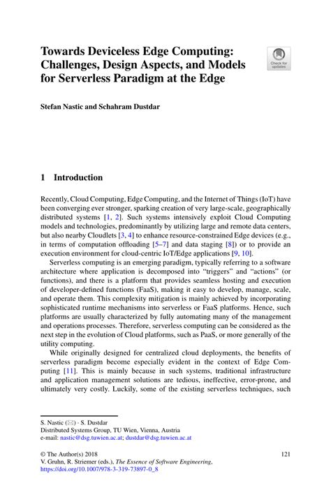 Pdf Towards Deviceless Edge Computing Challenges Design Aspects