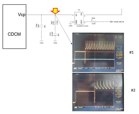 Cdcm7005 Scope Between Cpout And Vtune In Vcxo Clock And Timing Forum