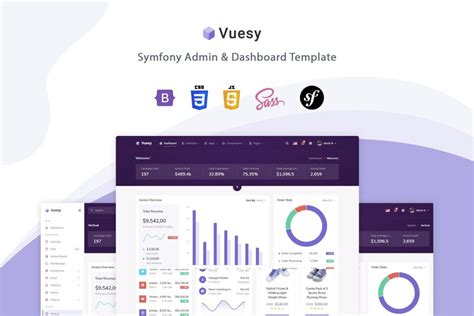 Vuesy Symfony Admin And Dashboard Template Vuesy Symfony Admin And Dashboard Is A Simple And