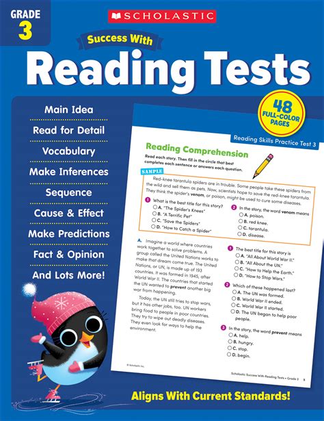 Scholastic Success With Reading Tests Grade 3 Workbook By Scholastic Teaching Resources Goodreads