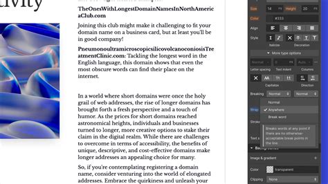 Text Wrapping And Word Breaking Now Supported Webflow Updates