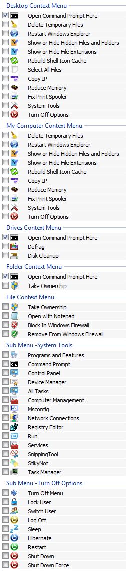 Windows Add Useful Options To Right Click Menu With Easy Context Menu