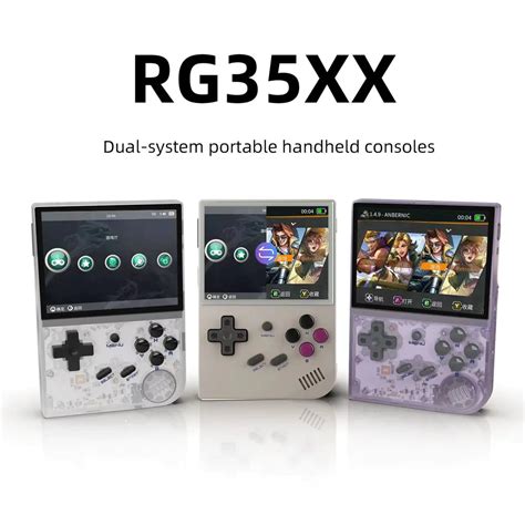 Anbernic Dual Os Garlic Os Built In New Arrival Anbernic Rg35xx 3 5