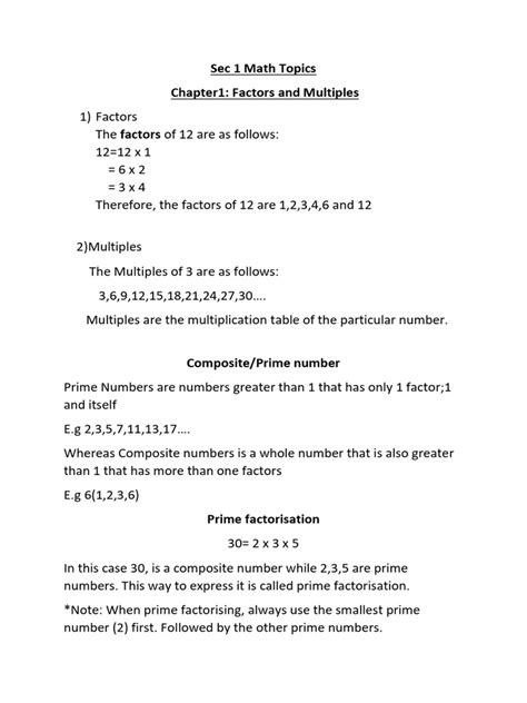 sec 1 math pdf numbers rational number
