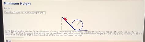 solved let s design a roller coaster it should consist of a