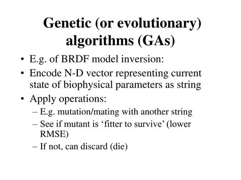 ppt vegetation science lecture 4 non linear inversion powerpoint