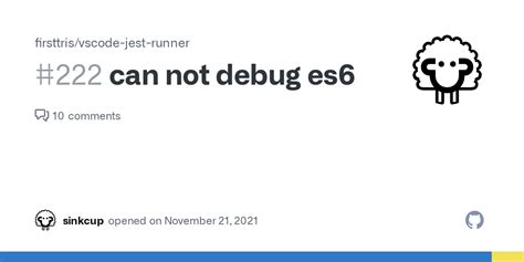 Can Not Debug Es Issue Firsttris Vscode Jest Runner Github