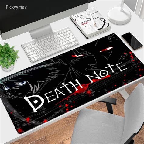 Мм XXL игровой коврик для мыши Death Note большой резиновый геймерский ...