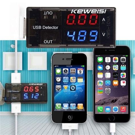 Jual Usb Multimeter Detector Voltage Tester Double Usb Charger