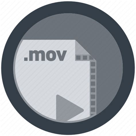 Document Extension File Format Mov Round Roundettes Icon Download On Iconfinder
