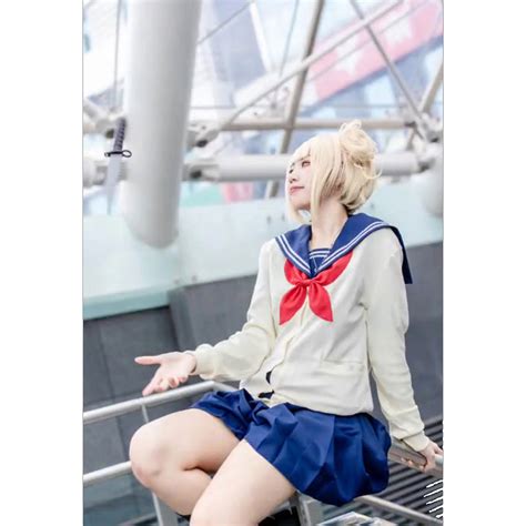 Himiko Toga Cosplay Dress Full Set Anime Cosplay Costume With Accessories Halloween Cosplay For