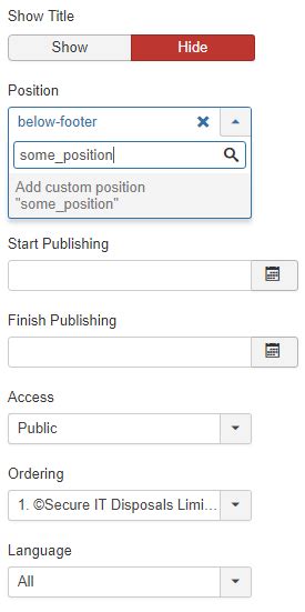 Is It Possible To Add A New Module Position Within A Module Joomla