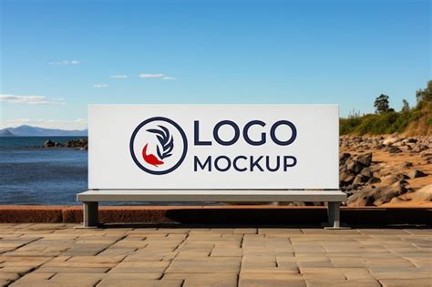 Premium PSD Clean And Simple Logo Template For Branding Logo Mockup