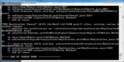 Thread Dumps And Ways To Take Thread Dumps Weblogicexpert