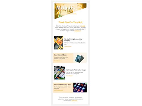 HTML Email Template Code Compatible With Most Email Providers Upwork