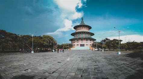 Pagoda Tian Ti Di Kenjeran In Surabaya Indonesia Stock Image Image Of Dome Harvest 69876227