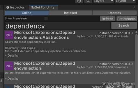 【unity Code】unity C 使用微软 Dependencyinjection 库实现依赖注入实验using Microsoft
