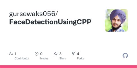 Github Gursewaks056facedetectionusingcpp