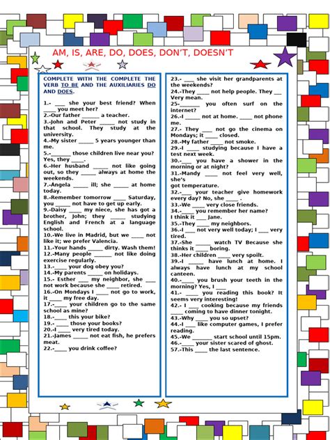 am is are do does pdf grammar syntax