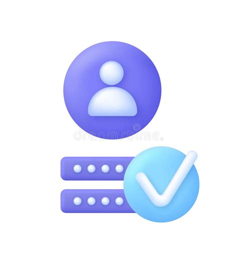 3d Create Your Account Illustration User Authorization Sign In To