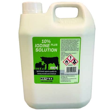 Nettex 10 Iodine Solution 2 5 Litre Wynnstay